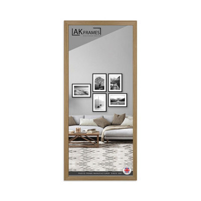 "AK Frames 16X9"" Classic Oak Modern Picture Frame - Poster Frame For ...
