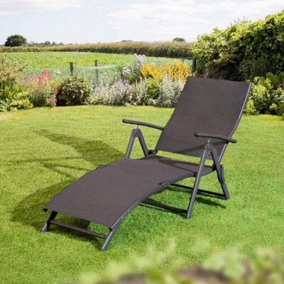 Marco Paul Reclining Outdoor Sun Lounger - 7 Position Folding Chair by ...