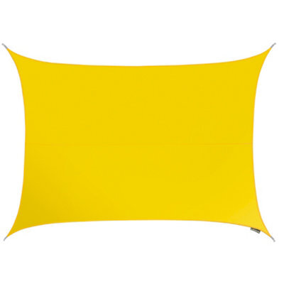 Kookaburra 5M X 4M Rectangle Water Resistant Yellow Garden Patio Sun ...