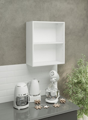 Jd Greta Kitchen Wall Unit Carcass 600mm Cabinet Without Doors 60Cm ...