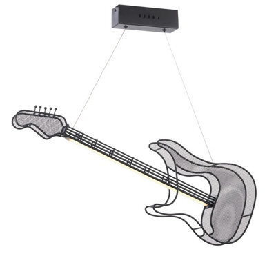 Luminosa Lighting Luminosa Rock Guitar Integrated Led Pendant Ceiling ...