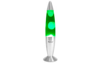 "Innoteck 13"" Soothing Motion Lava Lamp - White Lava, Green Liquid" by ...