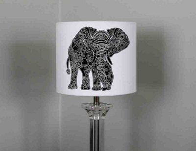 Andrew Lee Elephant Silhouette (Ceiling & Lamp Shade) / 25Cm X 22Cm ...