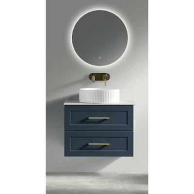 Keenware Westminster 600 Counter-Top Wall Hing Vanity Unit by B&Q ...