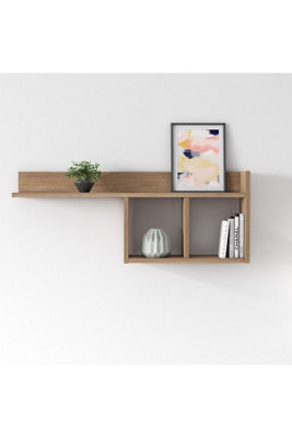 ruumstore Dia Floating Wall Shelf Unit, Bookshelf, 90 X 18 X 35 Cm Wall ...