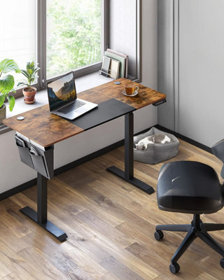 Songmics Electric Desk, Height Adjustable Standing Desk, Split Top ...