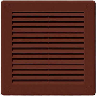 AirTech-UK Air-Tech Vent Grille Brown Plastic Wall Ducting Ventilation ...