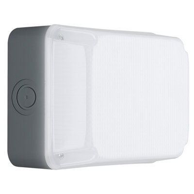 Luceco Storm Rectangular Bulkhead Light, Ip65, 7W, 750Lm, 4000K, White ...