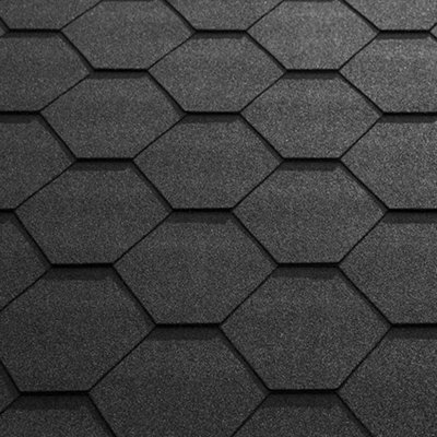 Ruby UK Ruby Premium Pergolas - Katepal Black Shingle Roof 3.9M Long X ...