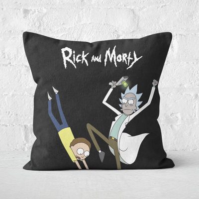 Warner Brothers Rick And Morty Portal Square Cushion by B&Q | ufurnish.com