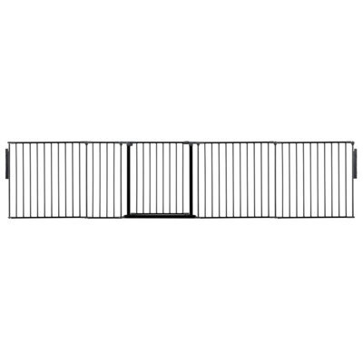 Safetots Premium Multi Panel Room Divider, Up To 331Cm Wide, Black ...