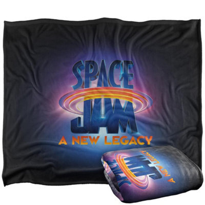 Space Jam: A New Legacy Logo Blanket Multicoloured (One Size) by B&Q ...