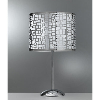 Luminosa Lighting Luminosa Bruce Large Table Lamp With Round Shade ...