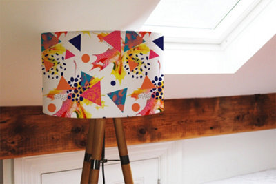 Andrew Lee Maple Leaves & Geometric Patterns (Ceiling & Lamp Shade ...