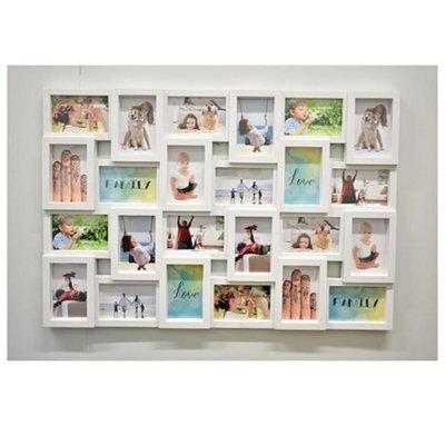 24 Multi Aperture Frame Photo Picture For 24 Photos Holds 6X4 Home Deco ...