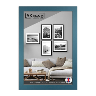 "AK Frames 18X14"" Navy Blue Poster Frame - Modern Picture Frame For ...