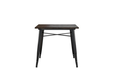 Dorel Fusion Square Dining Table In Black by B&Q | ufurnish.com
