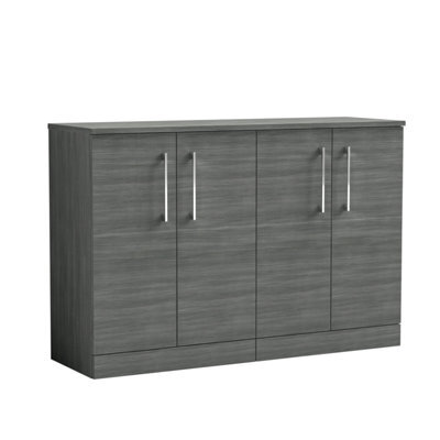 Balterley Bramshall Modern Bathroom 2 Door Floor Standing Vanity Unit ...