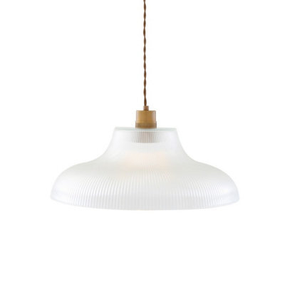 Luminosa Lighting Luminosa Mono 40Cm Railway Dome Pendant, Antique ...