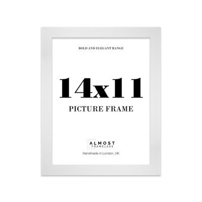 "14X14"" Walnut Picture Frame - 14X14"" Square Frame With 10X10"" Mount ...