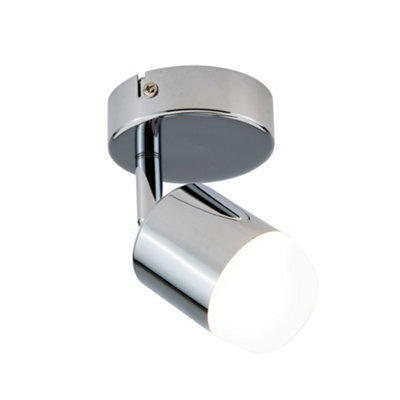Pallas Spotlight Polished Chrome Integrated 4W Led Single Ceiling Wall ...