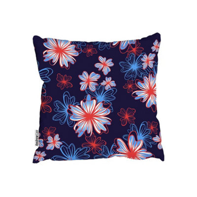 Andrew Lee Cushions - Floral Bold (Cushion) / 60Cm X 60Cm by B&Q ...