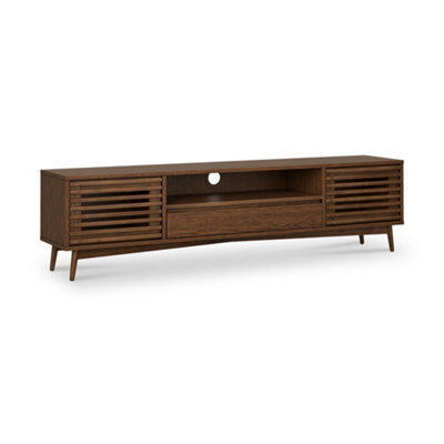 Kari Dark Oak 190Cm Extra Wide Tv Unit - By Roseland Furniture by B&Q ...