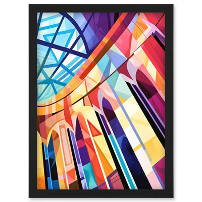 Artery8 Building With Glass Roof Modern Art Deco Colour Block Modern ...