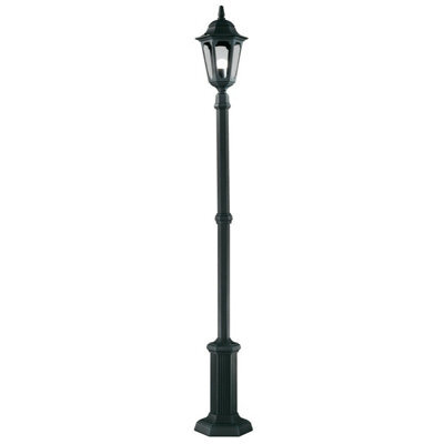 Stylish Outdoor Ip44 Black Led Lamp Post With E27 Socket For Garden ...