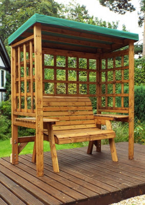 Charles Taylor Wentworth Two Seater Arbour Green by B&Q | ufurnish.com
