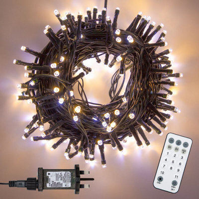 The Christmas Workshop 300 Dual White Chaser Lights by B&Q | ufurnish.com