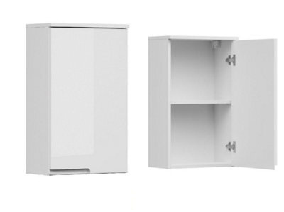 Impact Furniture Small Bathroom Cabinet Wall Mounted Storage Unit Slim ...