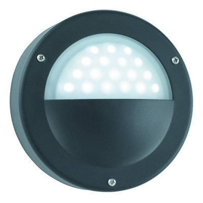 Luminosa Lighting Luminosa Led Outdoor Garden Wall Light Black Ip44 by ...