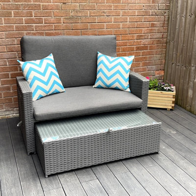 Outdoor Living (NW) Ltd Oasis 2 In 1 Convertible Garden Bench Day Bed ...