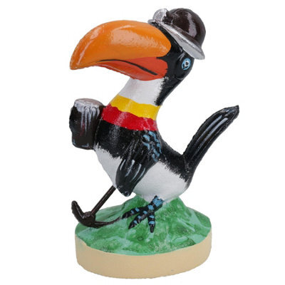 AB Tools Toucan Miner Exotic Bird Cast Iron Statue Figure Trophy ...