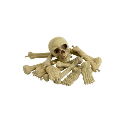 Smiffys Bones & Skull Prop Natural (One Size) by B&Q | ufurnish.com