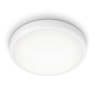 Philips Led Doris Bathroom Ceiling Light White Ip44 17W, 40K by B&Q ...