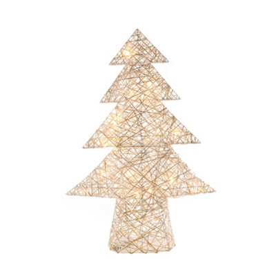 Woven Christmas Tree With Lights by B&Q | ufurnish.com