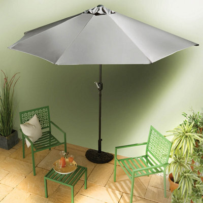 Gainsborough Half Parasol - 2.7M Flat-Back Design With Uv50+ Protection ...