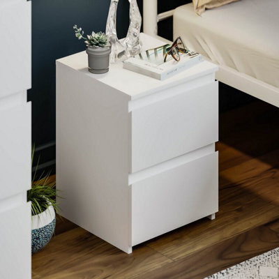 SquareBoxx Fairfield Minimalist Large Chest Of Drawers 2 Draw In Matt ...