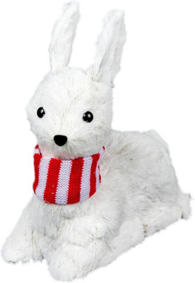 Shatchi 20Cm Snow Lying Deer -Decorative Free Standing Figurine by B&Q ...