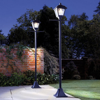 Gainsborough Deluxe Solar Lamp Post, 25-200 Lumens Led, No Wires Or ...