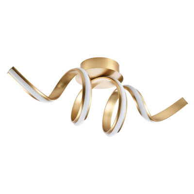 Happy Homewares Beautiful Modern Spiral Style Eco Led Ceiling Light ...