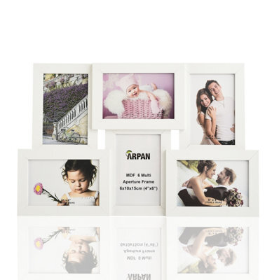 Arpan Collage Multiple Picture Frames For 6 Photos In 4 X 6 Inches ...