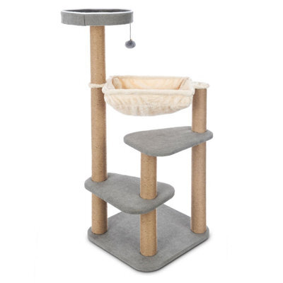 Petlicity 4-Tier Cat Tree For Indoor Cats by B&Q | ufurnish.com