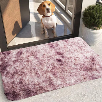 Ameha Non Slip Shaggy Door Mats Fluffy Soft Kitchen Hallway Large Floor ...