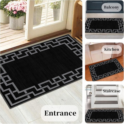 Ameha Anti Slip Traditional Door Mats Large Heavy Duty Kitchen Hallway ...