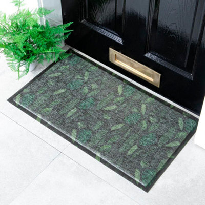 Native Natural Jungle Leaf Doormat (70 X 40Cm) by B&Q | ufurnish.com