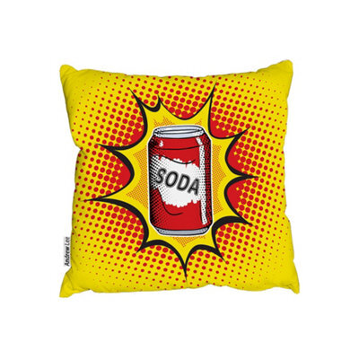 Andrew Lee Drink Soda Fast Food Vector Illustration In Pop Art Retro ...