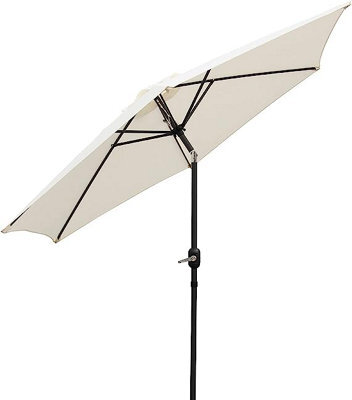 Vivo 2.7M Garden Parasol Round Garden Umbrella Sun Shading With Hand ...